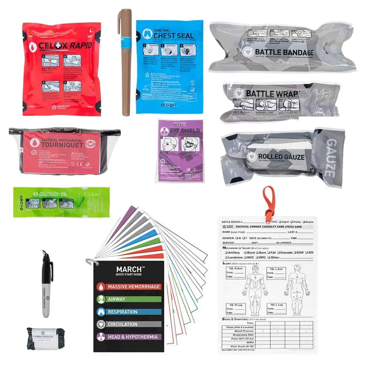 Safeguard MARCH IFAK Resupply Set– MED-TAC International Corp.